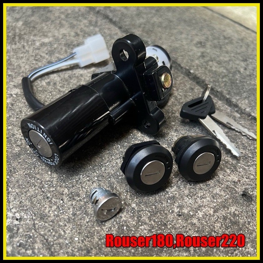 ignition switch 3in1 set key and lock rouser 135 180 220 ns150 ns200 ...