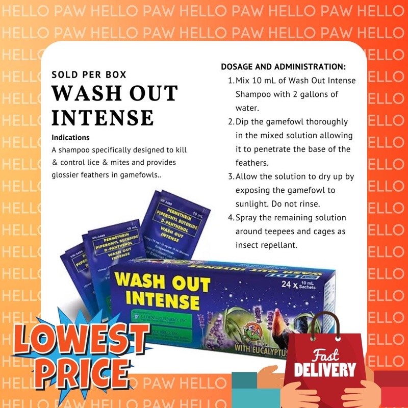 Wash Out Intense (SOLD PER BOX) | Shopee Philippines