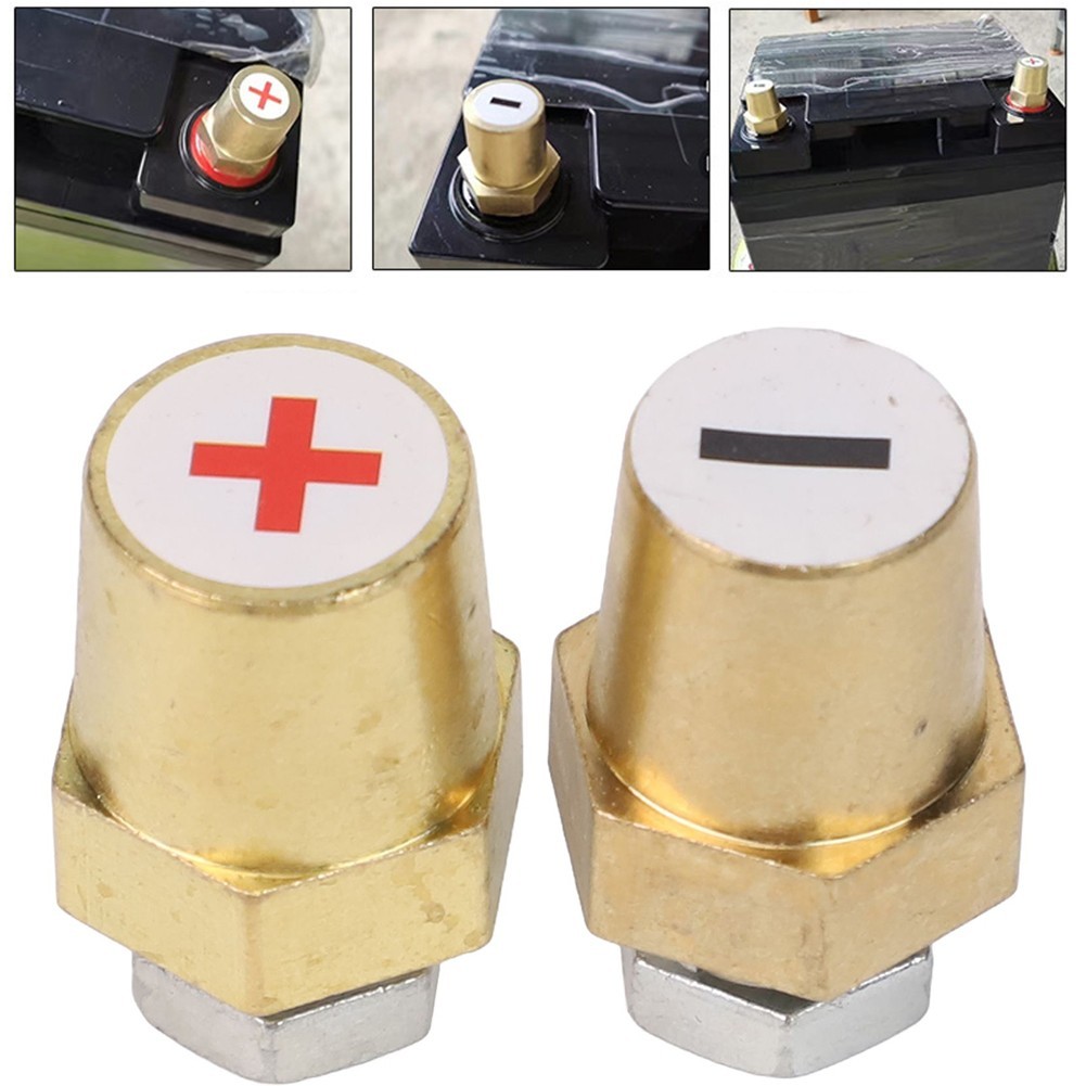 [PH]2PCS Battery Adapter Terminals Car Battery Connections Positive and Negative | Shopee ...