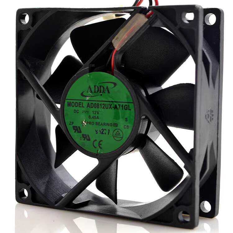 Original ADDA Ad0812ux-A71gl 12V 0.45A 8025 8Cm Computer Case Cooling ...