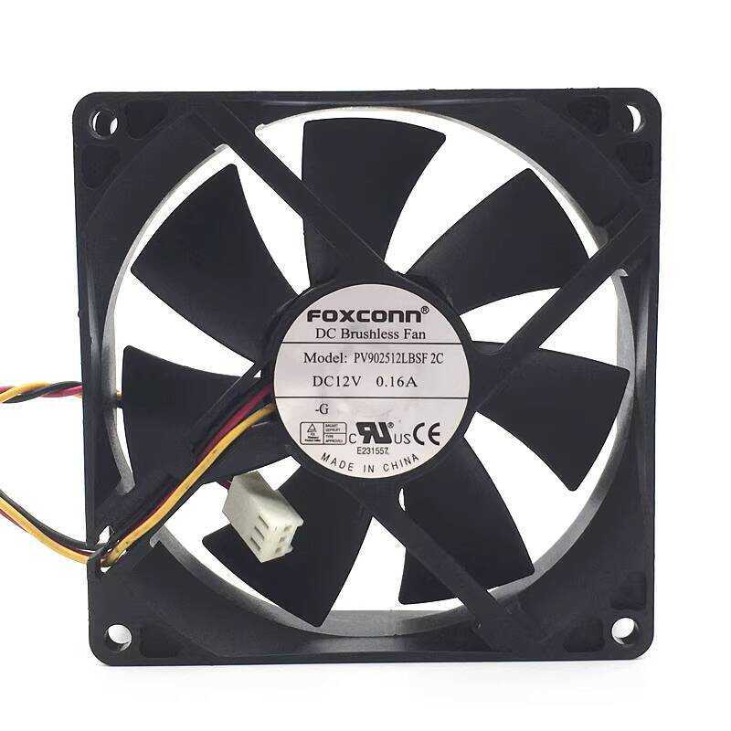 Foxconn Pv902512lbsf 2C 12V0.16A 9Cm 9025 3-Wire Speed Measurement CPU ...