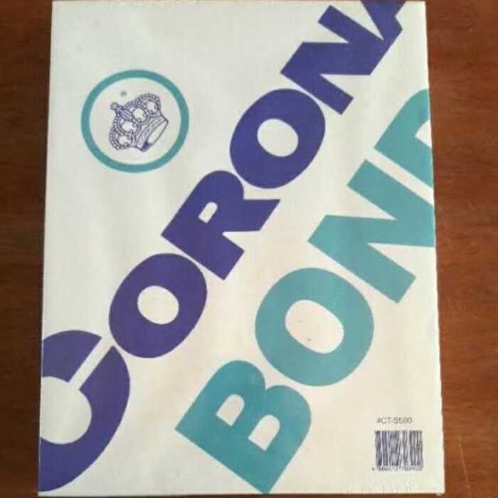 Corona Bond / Typewriting Paper S16 (20, 50 Or 100 Sheets) Dd4 | Shopee ...