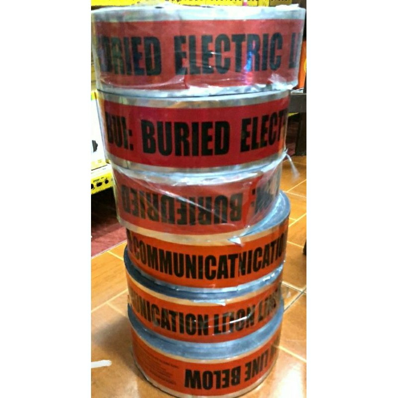 Electrical Line Caution 3 inches x 1000ft Detectable Underground ...