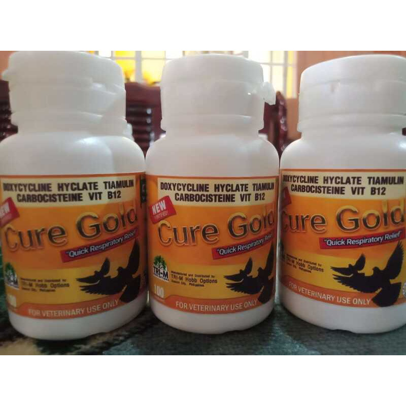 Cure Gold (25 Pcs) Gamot Sa One Eye Cold Or Sipon Ng Kalapati At Pwede ...