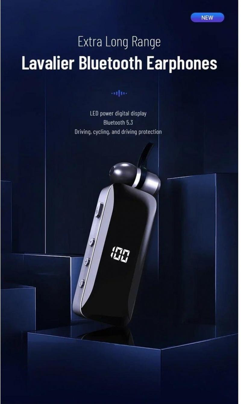 K55 Business Bluetooth Headset Talk Time 20 Hours Call Reminder ...