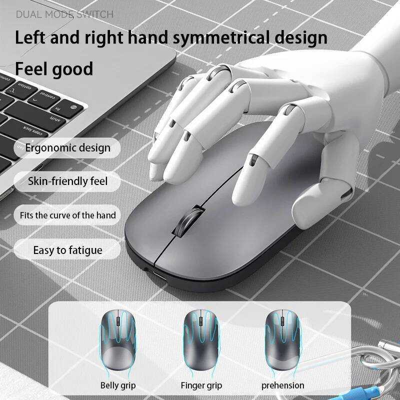 Xiaomi Dual Mode Mouse 1600 DPI Adjustable Bluetooth Type-C ...