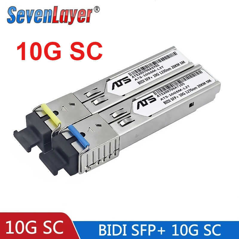 BIDI SC 10G WDM Sfp+ Module 1270/1330Nm Single Mode SM 10-40Km Fiber ...