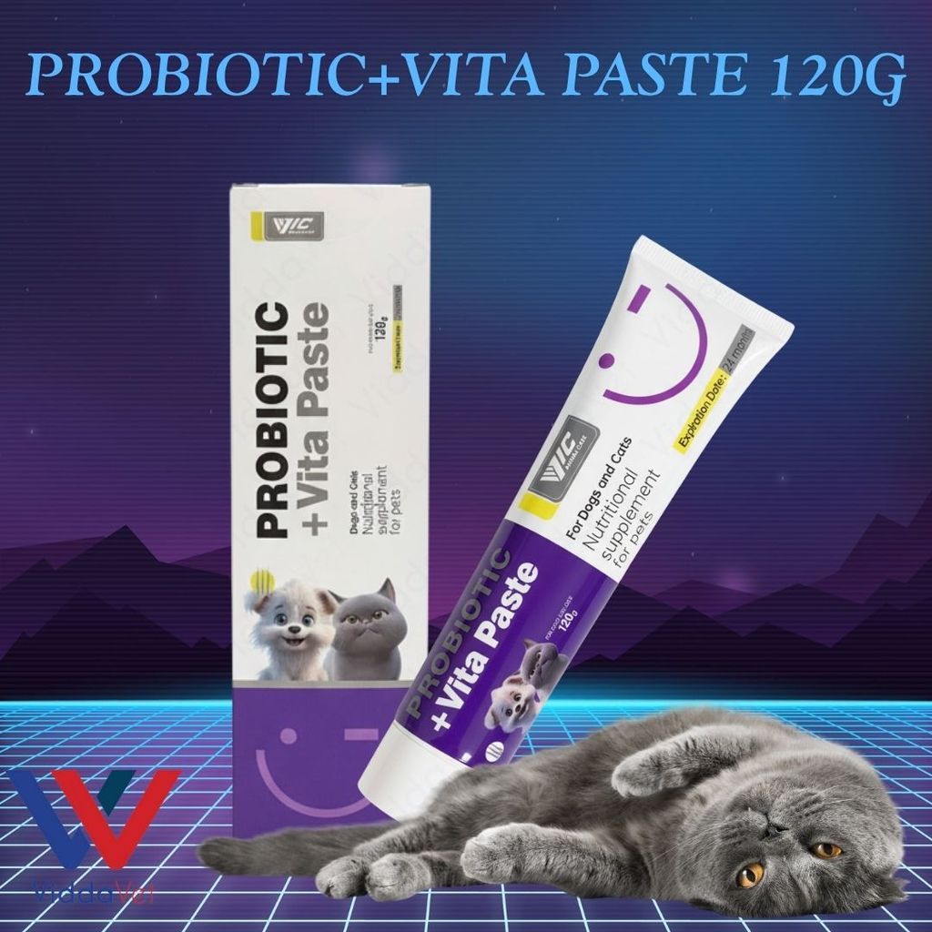 Pet Probiotic+Vita Paste Vitamins with Probiotics 60g/120g Para Iwas Sakit sa Alaga | Shopee ...