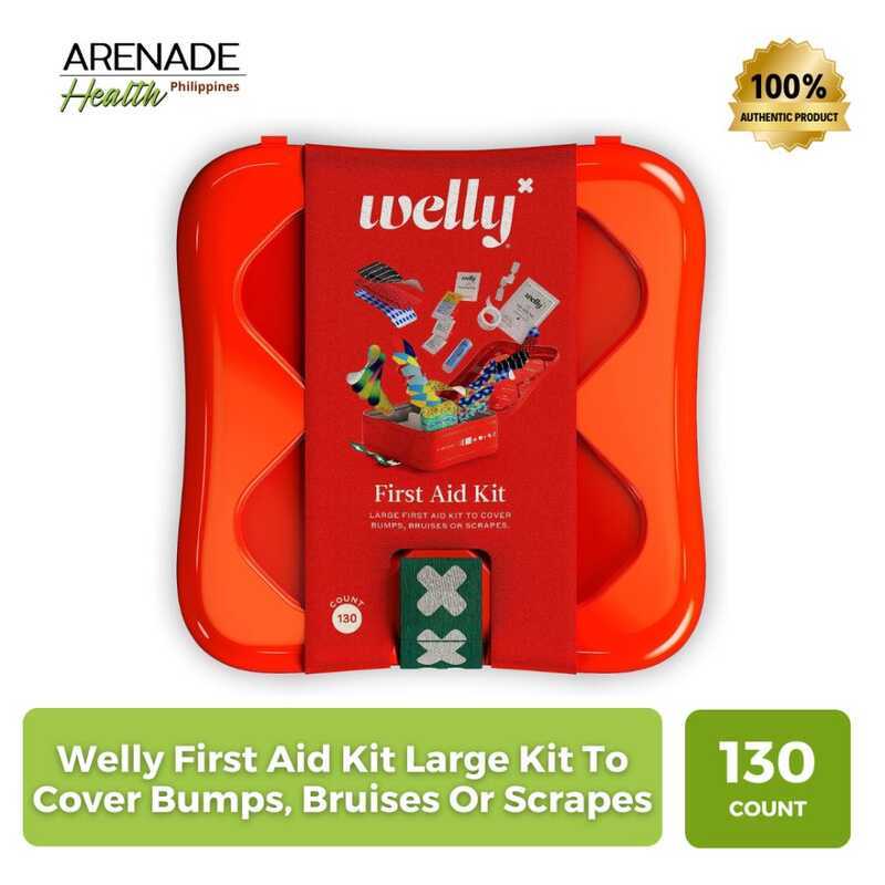 Welly First Aid Kit Large To Cover Bumps, Bruises Or Scrapes 130 Counts ...