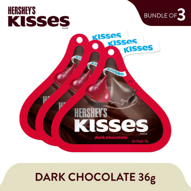 Hershey's Kisses Dark Chocolate 36G Pack Of 3 C98 | Shopee Philippines