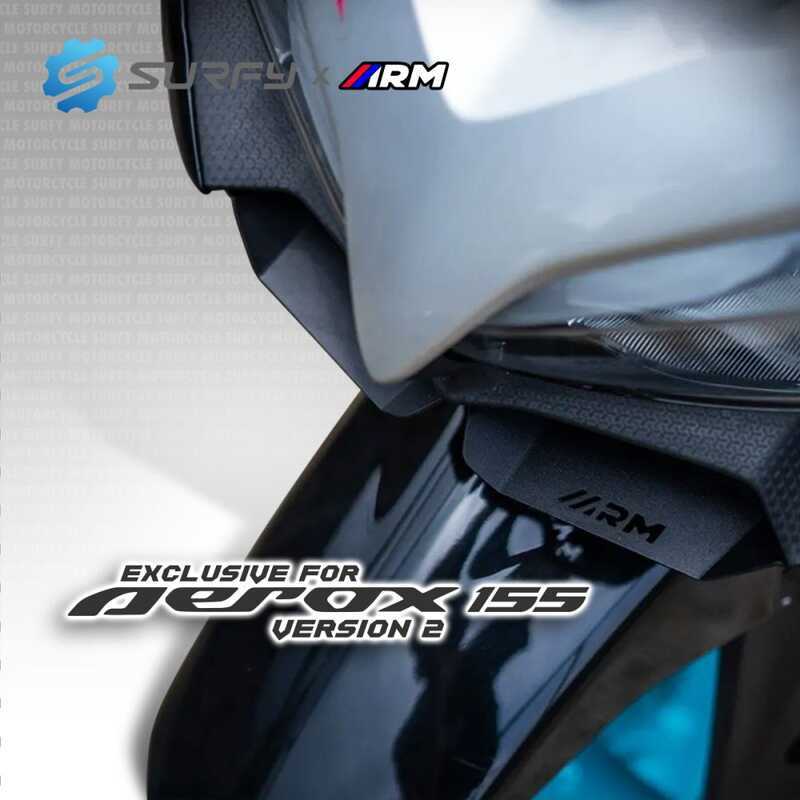 ARM Aerox V2 Air Scoop CNC 100% Pure Steel Air Flow Winglet Arumi From ...