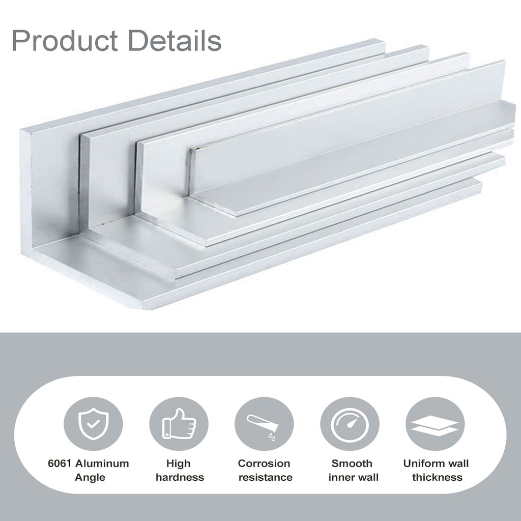 250mm Aluminum Alloy L-Shaped Angle, Right Angle Edging Profile for ...