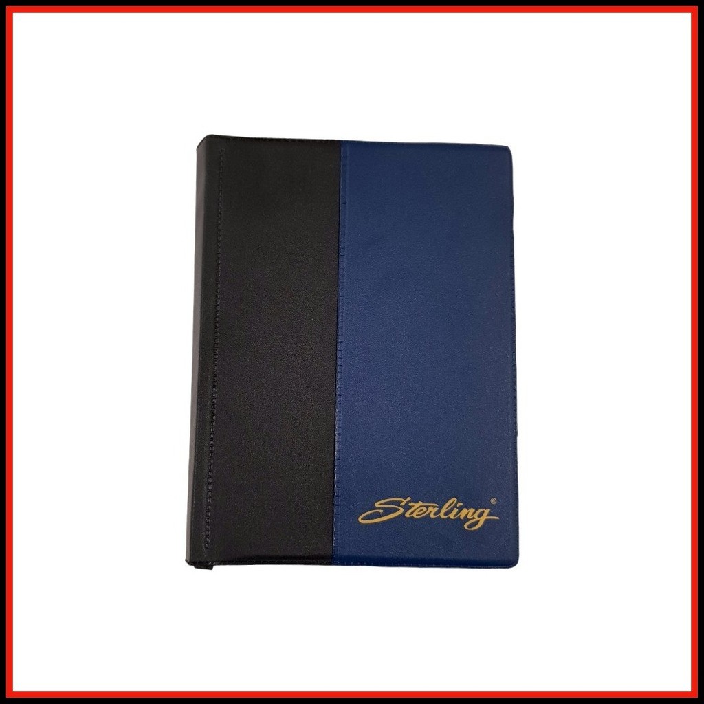 Sterling Paper Binder Notebook Leatherette 9-Division | Shopee Philippines