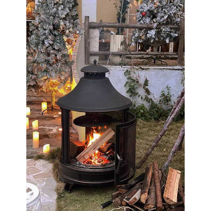 Purple Leaf Heating Outdoor Garden Firewood Household Charcoal Campfire ...