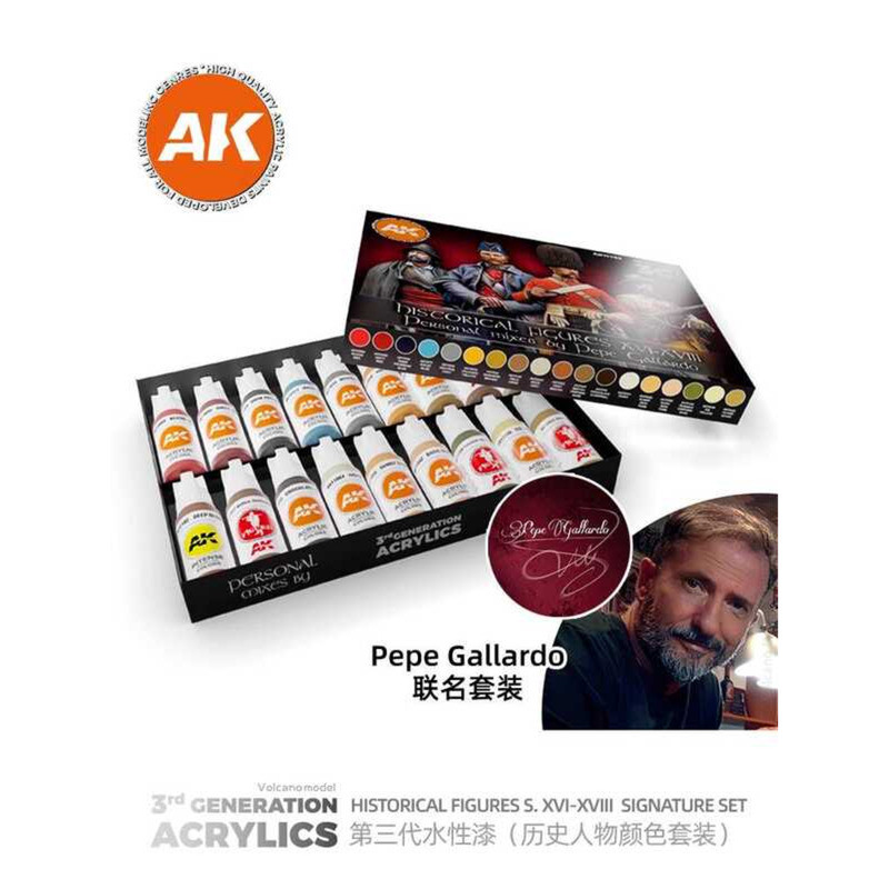 Spanish AK Third Generation Water-Based Paint Historical Figure Pepe ...