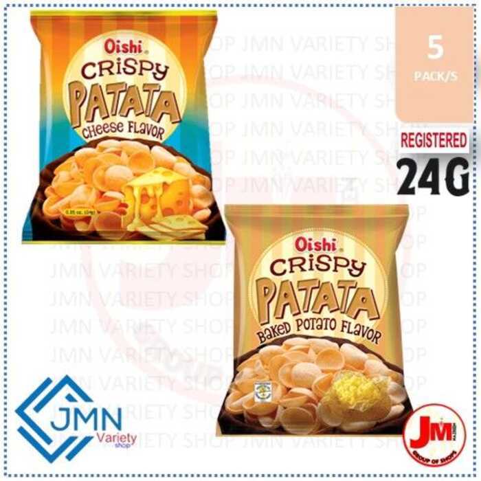 JM Fg-0345 5 Packs OISHI Crispy Patata 24G Cheese | Baked Potato [5 ...