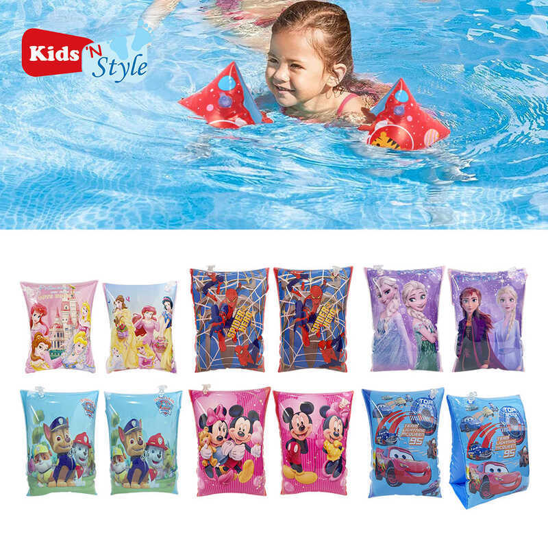 Inflatable Cartoon Character Print Arm Bands Swimming Water Sleeve For ...