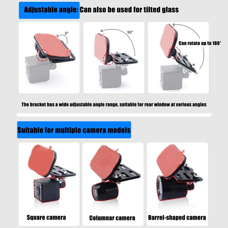 Universal Car Rear Camera Holder Rear Window Bracket For Rear Dash Cam ...