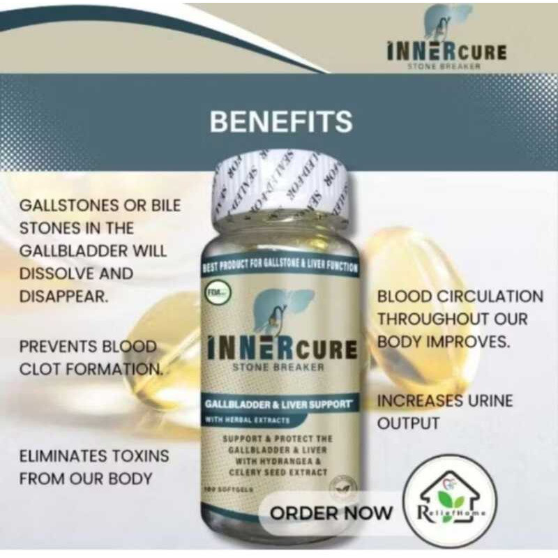 INNERCURE For Gallbladder Health Support 100 Softgels E91 A86 | Shopee ...