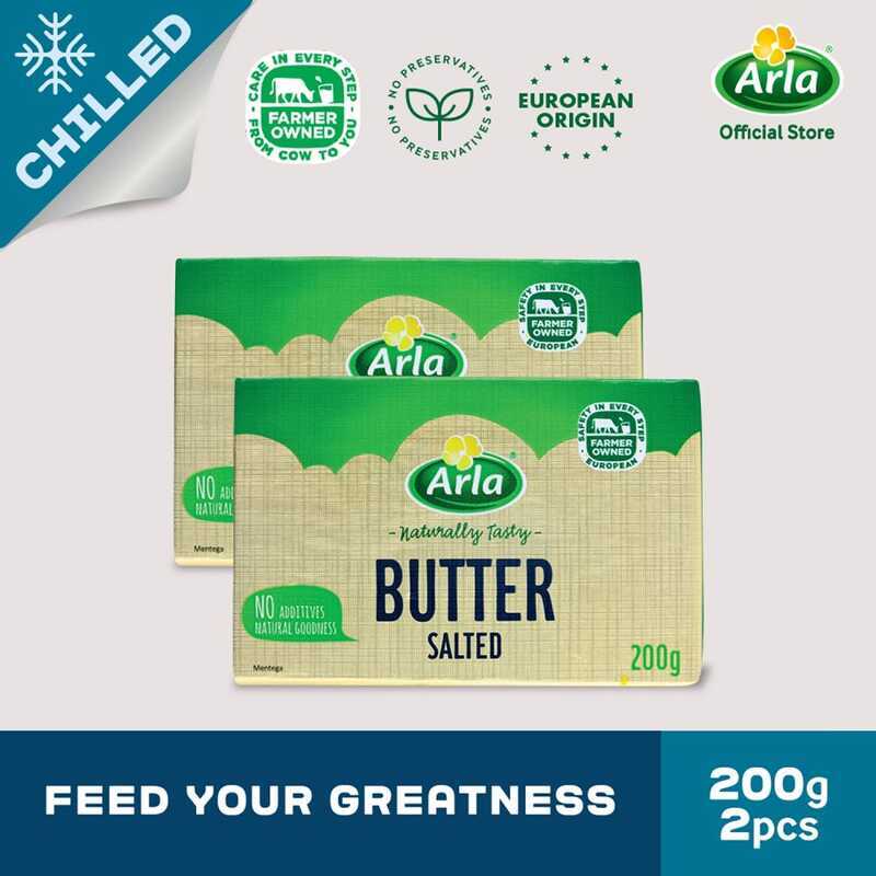Arla Salted Butter 200G 2-Pack Dc4 | Shopee Philippines