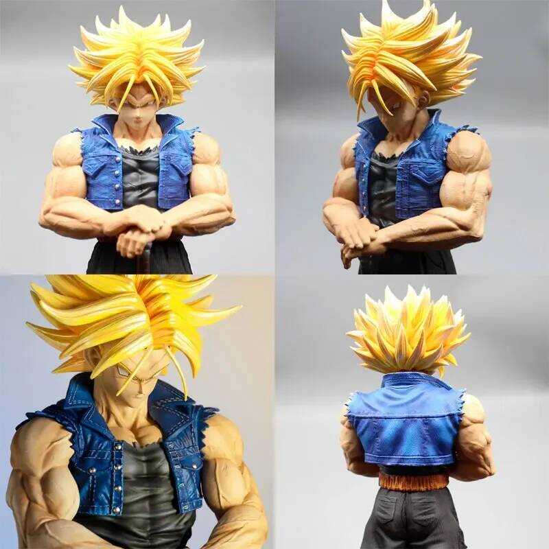 Anime Dragon Ball Figure Trun Model Action Fig Er Saiyan PVC Model ...