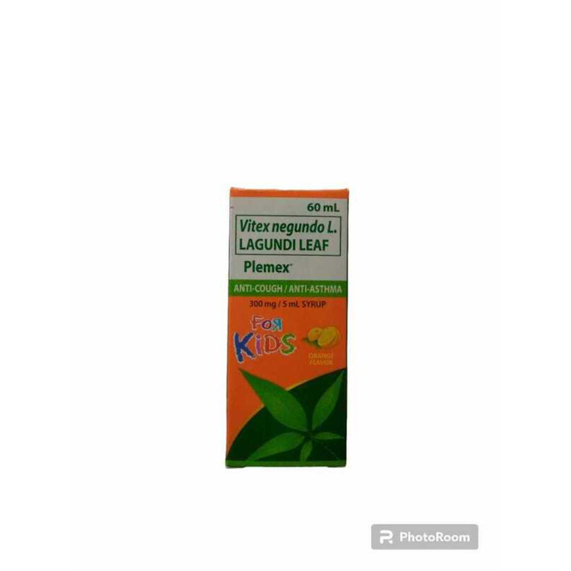 359 Plemex For Kids Lagundi Syrup 60Ml - Orange Flavor For Cough And ...