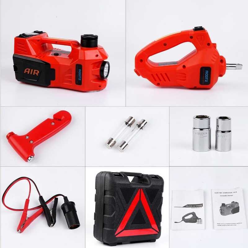 3In1 Car Electric Jack SUV Jacks Hydraulic Floor Impact Wrench 45Mm 12V ...