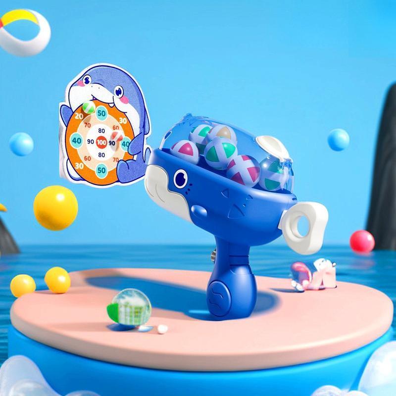 Children Whale Ball Blaster Shooting Interactive Game for Kids Sticky ...