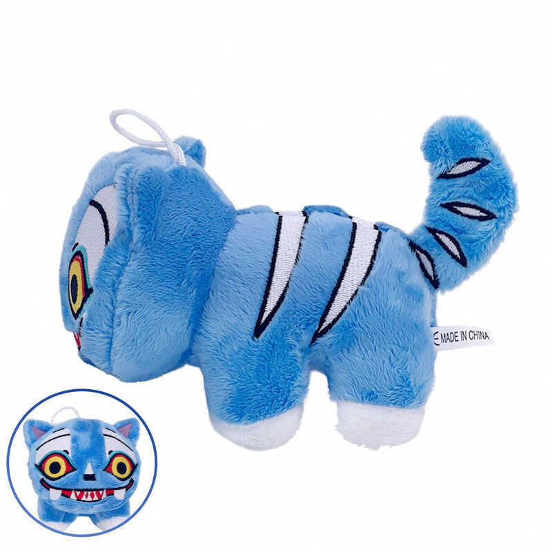 New Demon Slayer Kpop Demon Hunters Pillow Peripheral Tiger Plush Doll ...