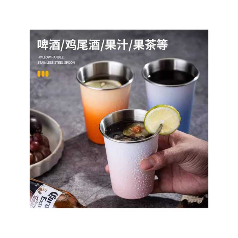 Tujue Summer Use High-Value Gradient Color Stainless Steel Outdoor ...