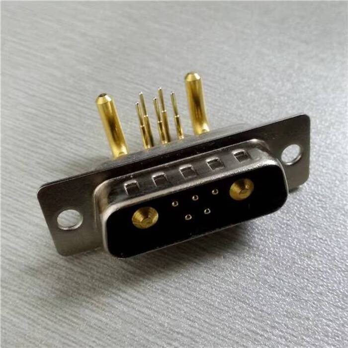 Mixed D-SUB High Current 7W2 Bent Pin Male Connector 5+2 Pin Solder ...