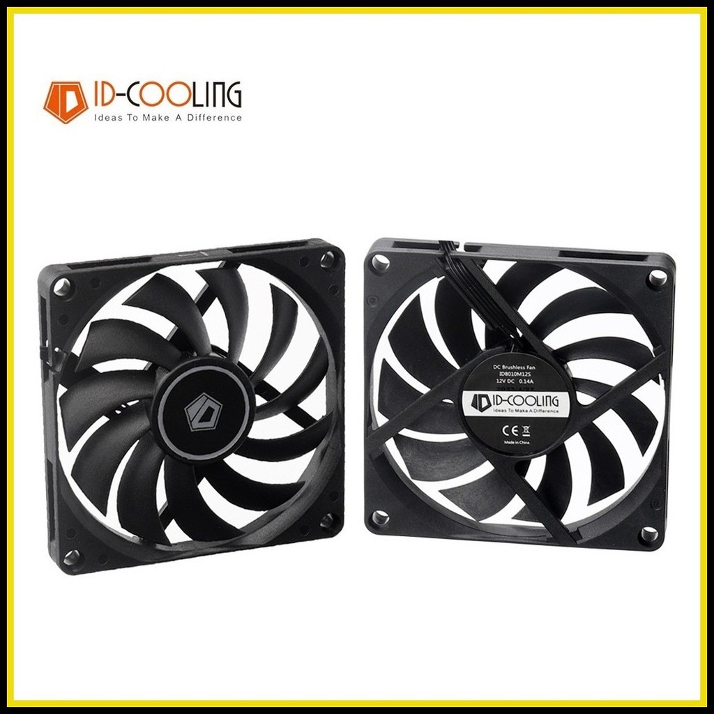ID-COOLING NO-8010-PWM 8CM Casing Fan 4Pin pwm ( Black / White ...