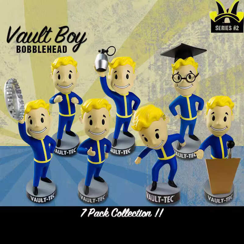 4 Fallout Fallout Kid Fallout Q Version 1st Generation 7 Movable Heads ...