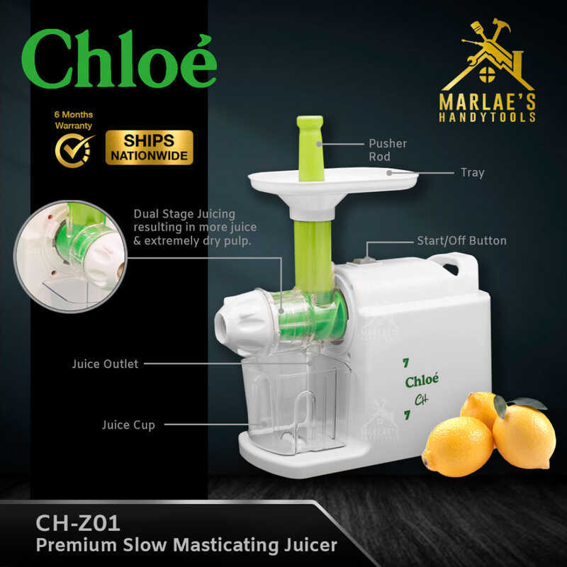 Chloe Premium Slow Masticating Juicer De8 | Shopee Philippines