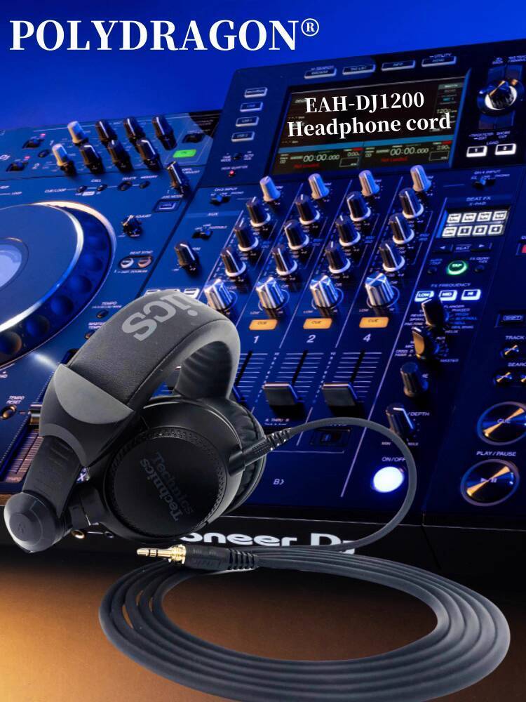 ☑♥ POLYDRAGON Compatible with Panasonic EAH-DJ1200 Headphone Cable ...