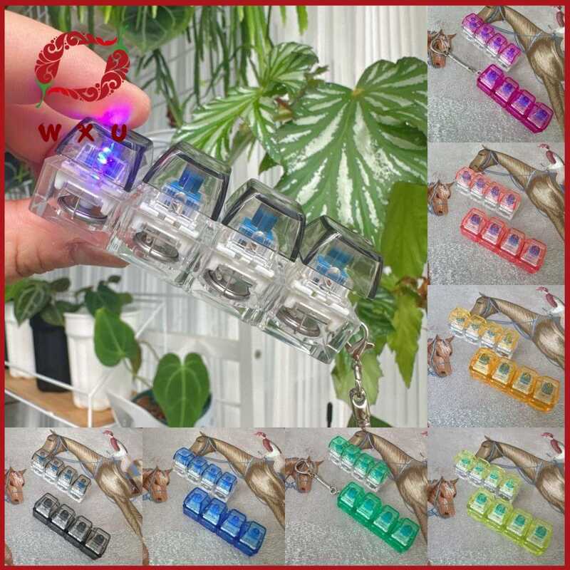 Wxuzgc168 LED Keyboard Key Chain Stress Relief Interesting Pendant ...