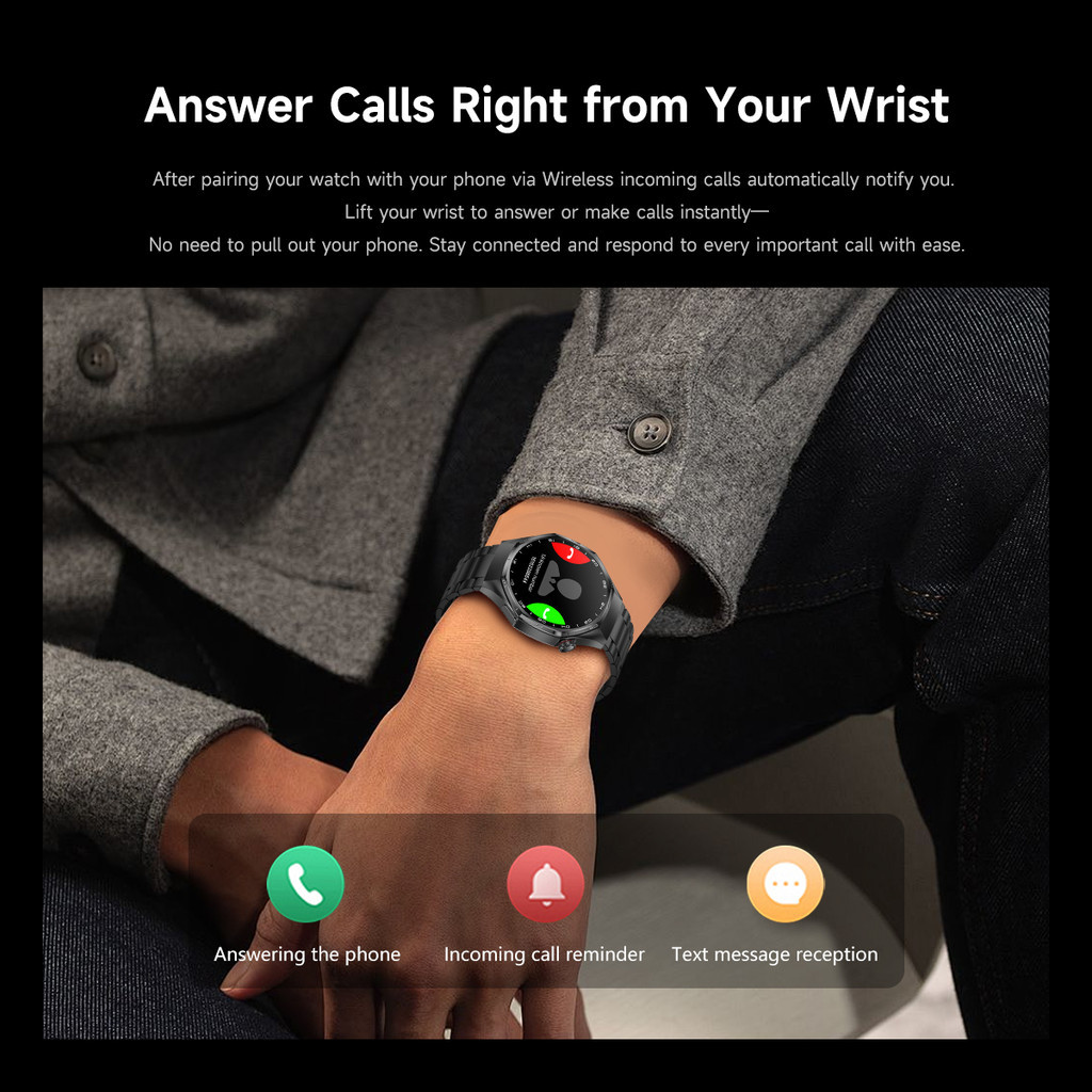 Global Version GUHUAVMI Watch 6 MAX Smartwatch Bluetooth Call Always ...