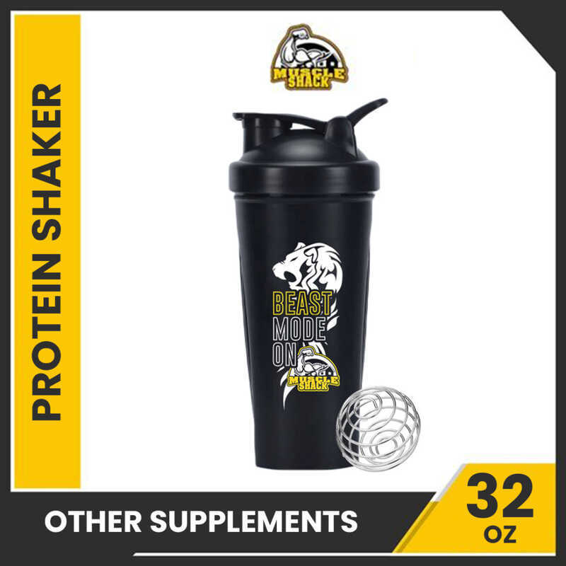 Muscle Shack GYM Protein Bottle Powder | Shaker Cup With Mixer with ...