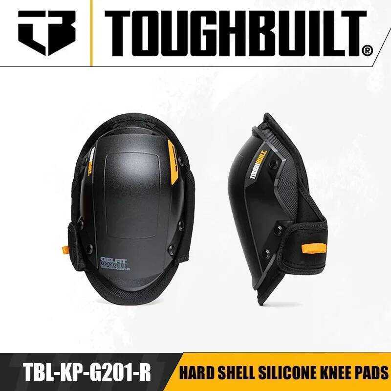 C TOUGHBUILT 2 Tbl-Kp-G201-R Hard Shell Silicone Knee Pads Protection ...