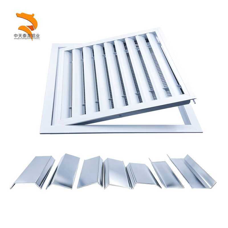 Customized Aluminum Ventilation Double Single Deflection air Grille ...