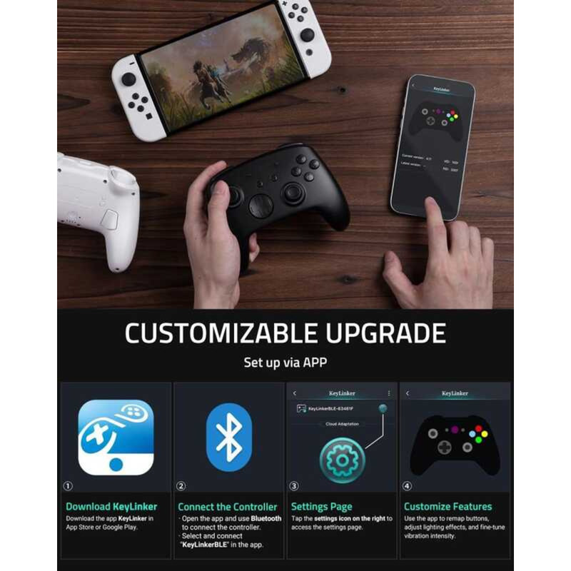 Funlab Firefly [Luminous Pattern] Switch Pro Controller Wireless ...