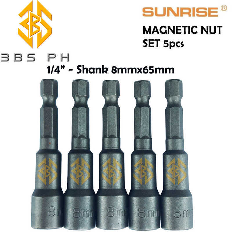 Magnetic Nut Set Tek Screw Adaptor Heavy Duty Sunrise 5Pcs I 3Bs 04D ...