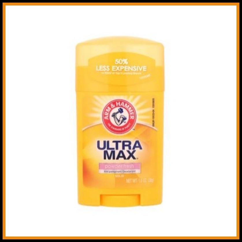 Authentic A@rm &Hammer , Antiperspirant Deodorant, Solid, Powder Fresh ...