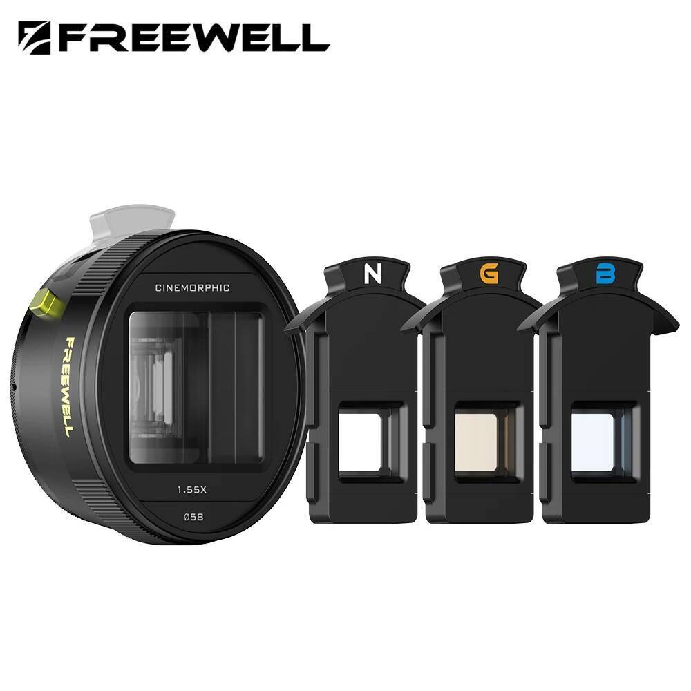 Freewell Steven Divish Pro Cine 1.33/1.55X Anamorphic 3 in 1 Lens ...