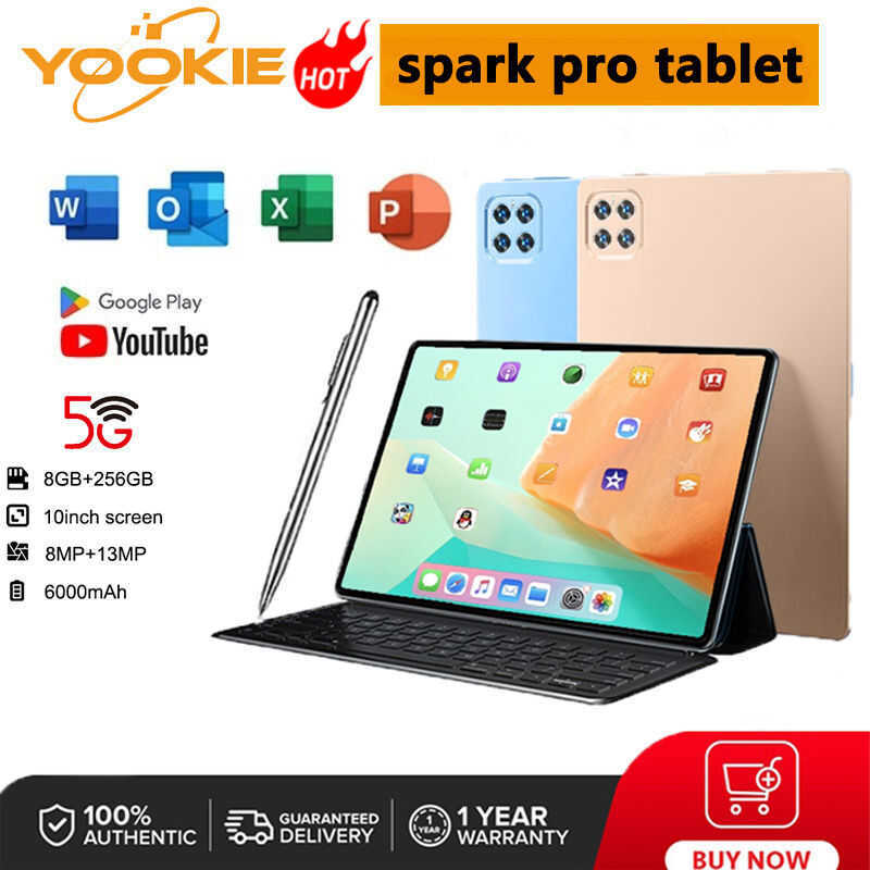 Numchai Spark Pro Tab Android Tablet Ipad 10Th Gen 12Gb+512Gb 6000Mah ...