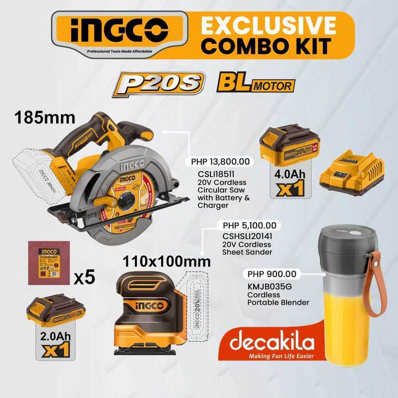Ingco 20V Lithium-Ion Cordless Circular Saw Handheld Cutting Tool ...