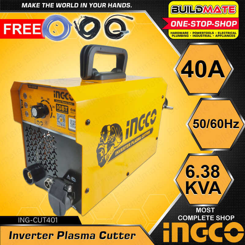 INGCO Inverter Welding Machine Plasma Cutter 40A Ing-Cut401 - BUILDMATE ...