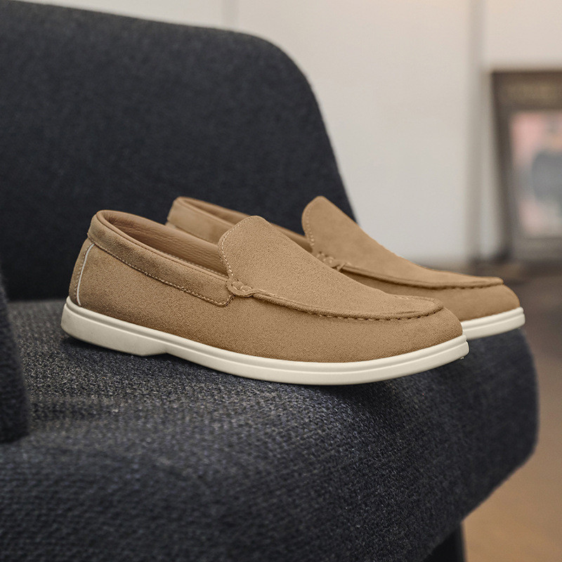 2025New Men's Loafers Casual Style Large Size Office Shoes Work ...