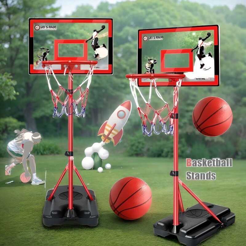 5.6/6.9ft Stands Standard Adjustable Ring for Kids Set Hoop System with ...