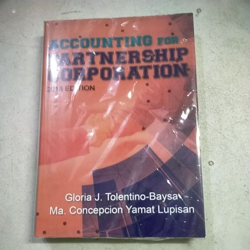Accounting for Partnership Corporation(2018 edition) | Shopee Philippines